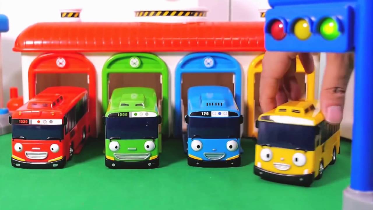 Tayo The Little Bus Wheels On The Bus Toys - YouTube