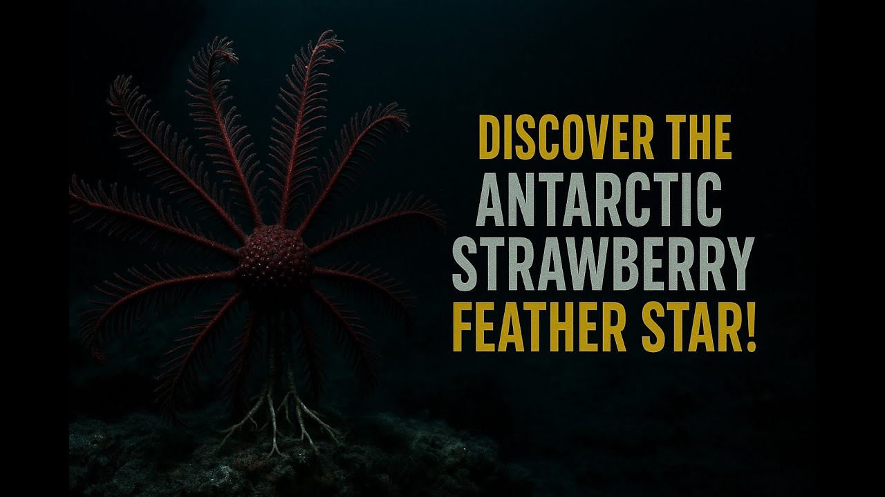 Discover the Antarctic Strawberry Feather Star! 🍓⭐ - YouTube