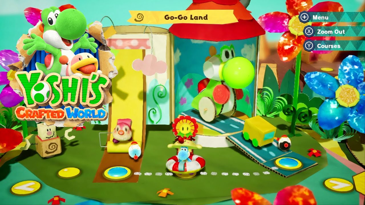 Yoshi's Crafted World | Go-Go Land! | Road To 100% | Part 37 - YouTube