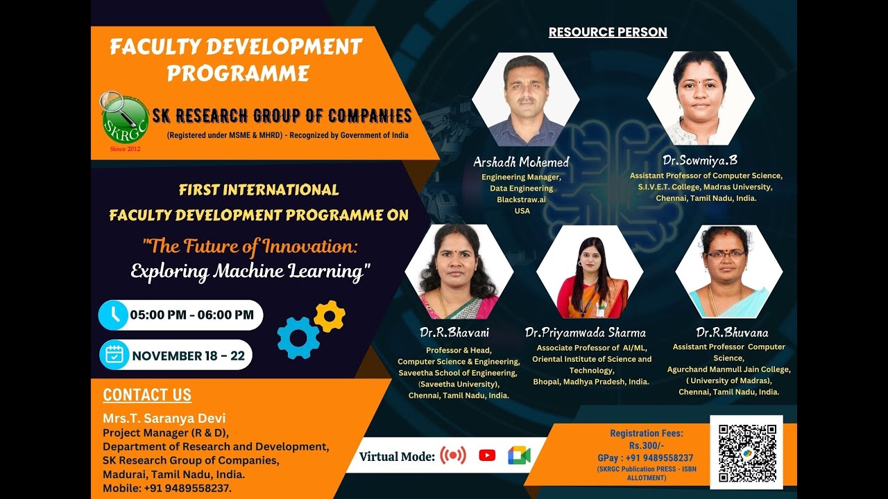 First International Faculty Development Programme - YouTube