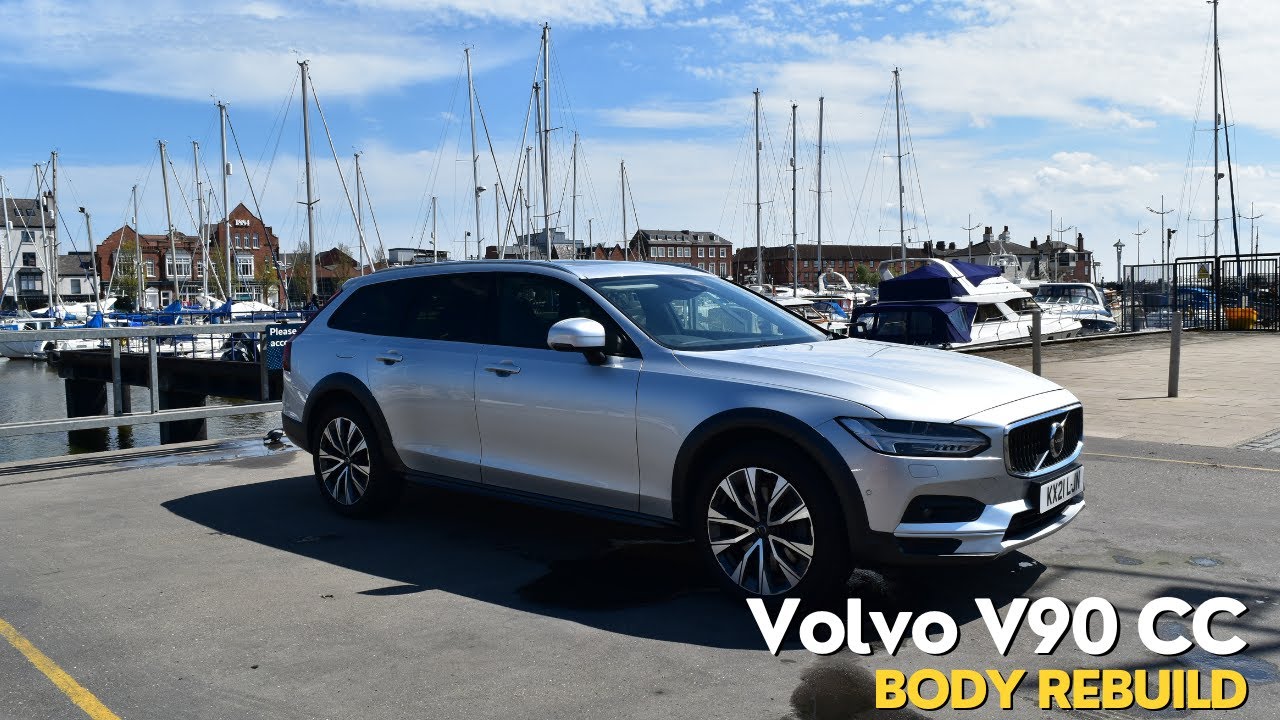 Volvo V90 Cross Country body rebuild - YouTube