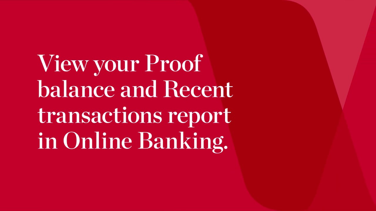 How To View Your Proof Of Balance In Online Banking YouTube How To View Your Proof Of Balance In Online Banking YouTube