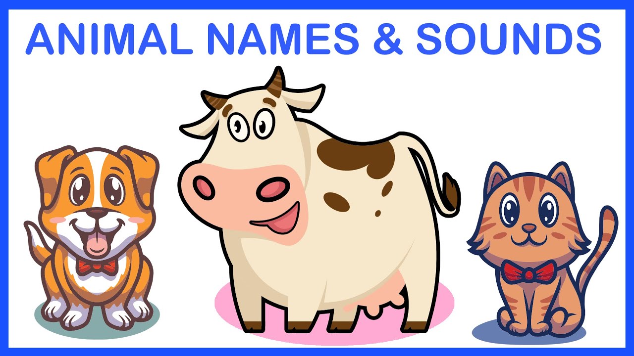 Names of Animals, Animal Sounds, Animals Video, Kids Toys, Puzzle Games ...