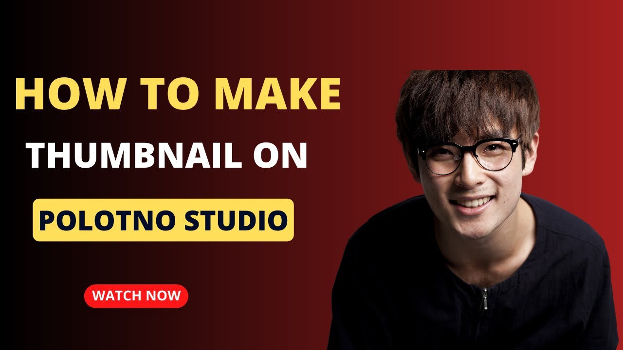 How To Make Thumbnail On Polotno Studio - YouTube