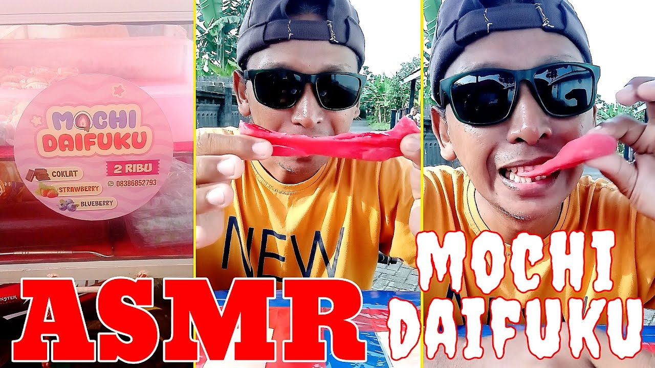 MOCHI daifuku (kenyal, ngaret, molor 😅).eps 18 #asmr #jajanan #kuliner ...