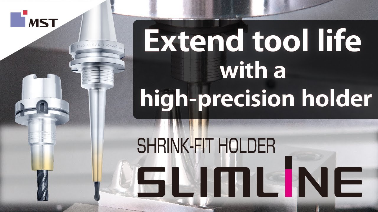 【SLIMLINE】Extend tool life with a high-precision holder - YouTube