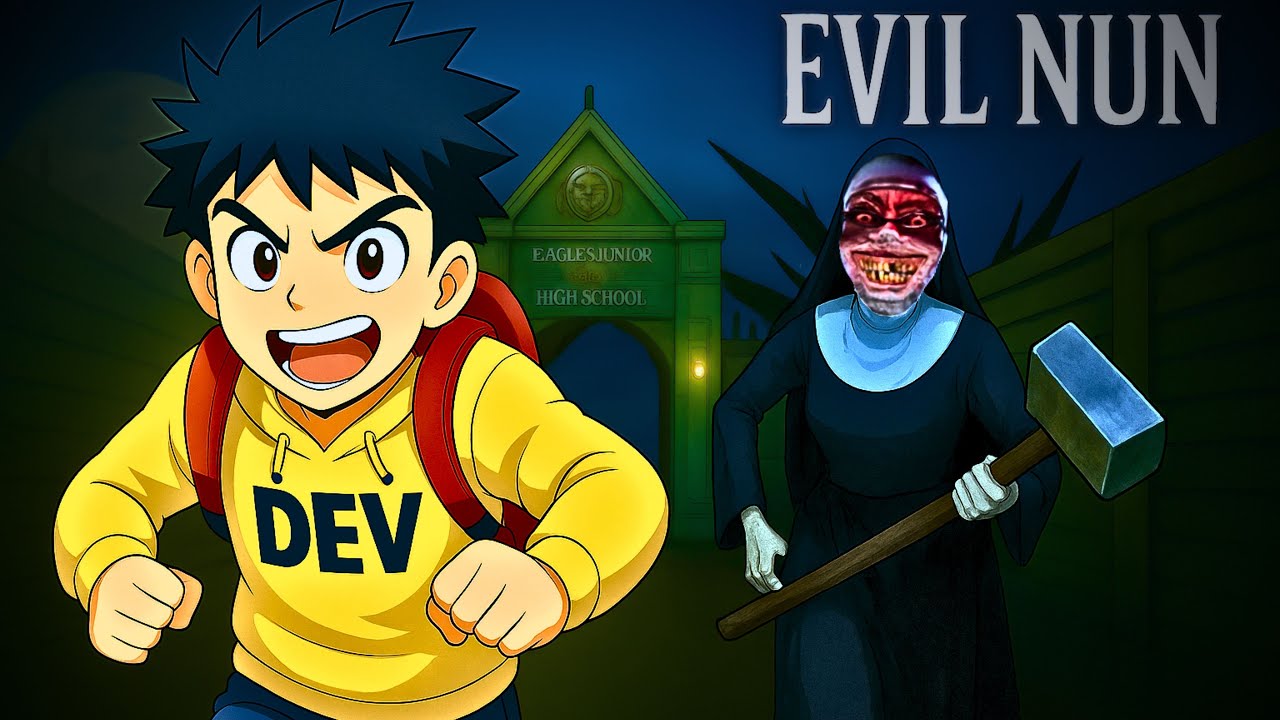 This School Is HAUNTED by an Evil Nun 😱 | Comedy Horror Gameplay - YouTube