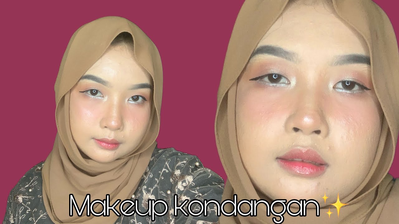 TUTORIAL MAKEUP KONDANGAN TANPA BULUMATA PALSU DAN SOFTLENS ️ - YouTube