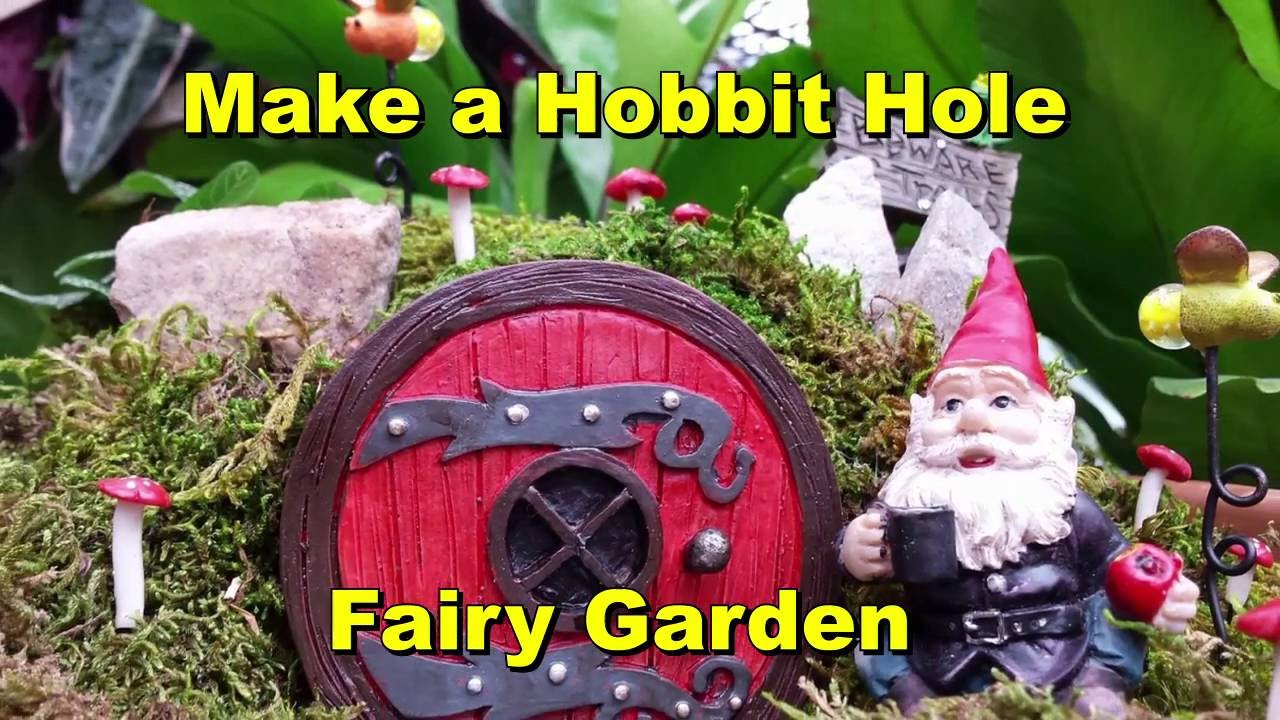 Make a Hobbit Hole Fairy Garden - YouTube