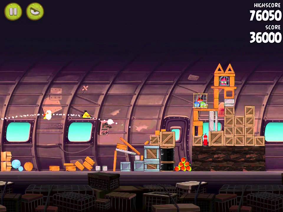 Angry Birds Rio Smugglers' Plane 11 7 Walkthrough - YouTube