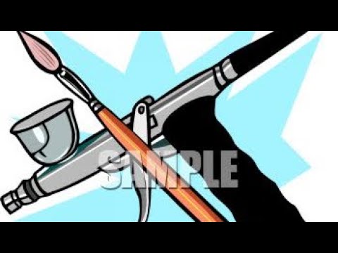 AIRBRUSHING FOR THE FIRST TIME! - YouTube