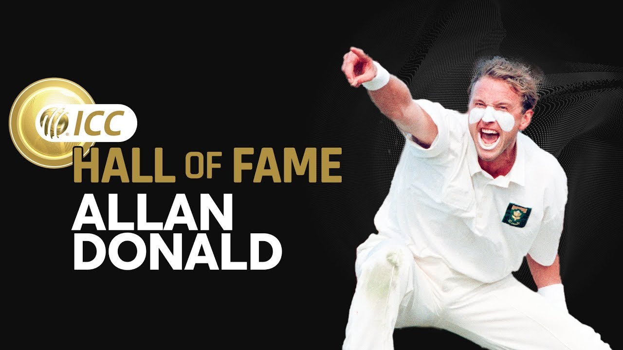 Allan Donald Enters The ICC Cricket Hall of Fame! | New Inductee | ICC ...