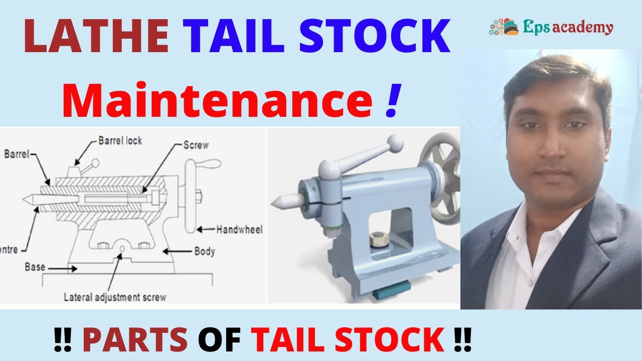 Lathe Tail Stock Maintenance | Which Parts of the Tailstock? - YouTube