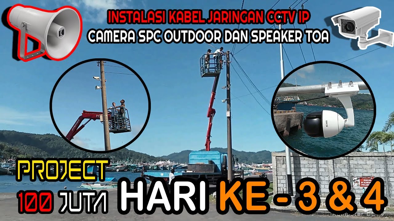 TARIKAN 6000 METER KABEL FO | JARINGAN CCTV IP CAMERA SPC OUTDOOR DAN ...