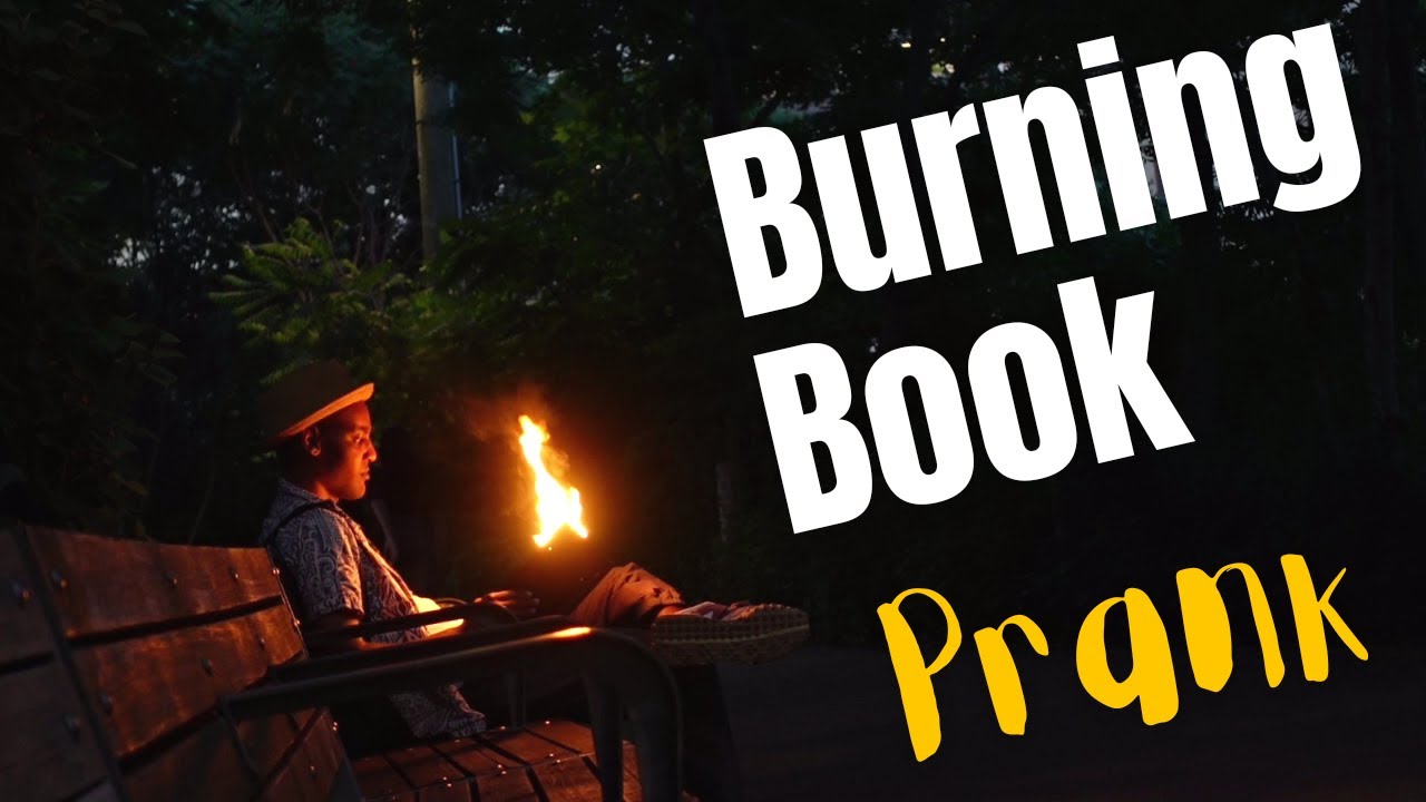 Magic Fire Burning Book Prank | Sha Magic - YouTube