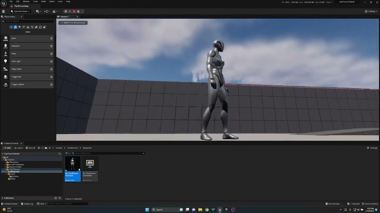Unreal Engine 5 Tutorial - Advanced Line Trace - YouTube