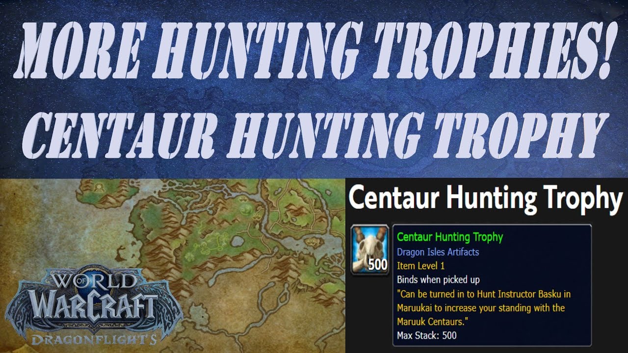 More Hunting Trophies! | Hunting Trophy | Centaur Hunting Trophy Turn ...