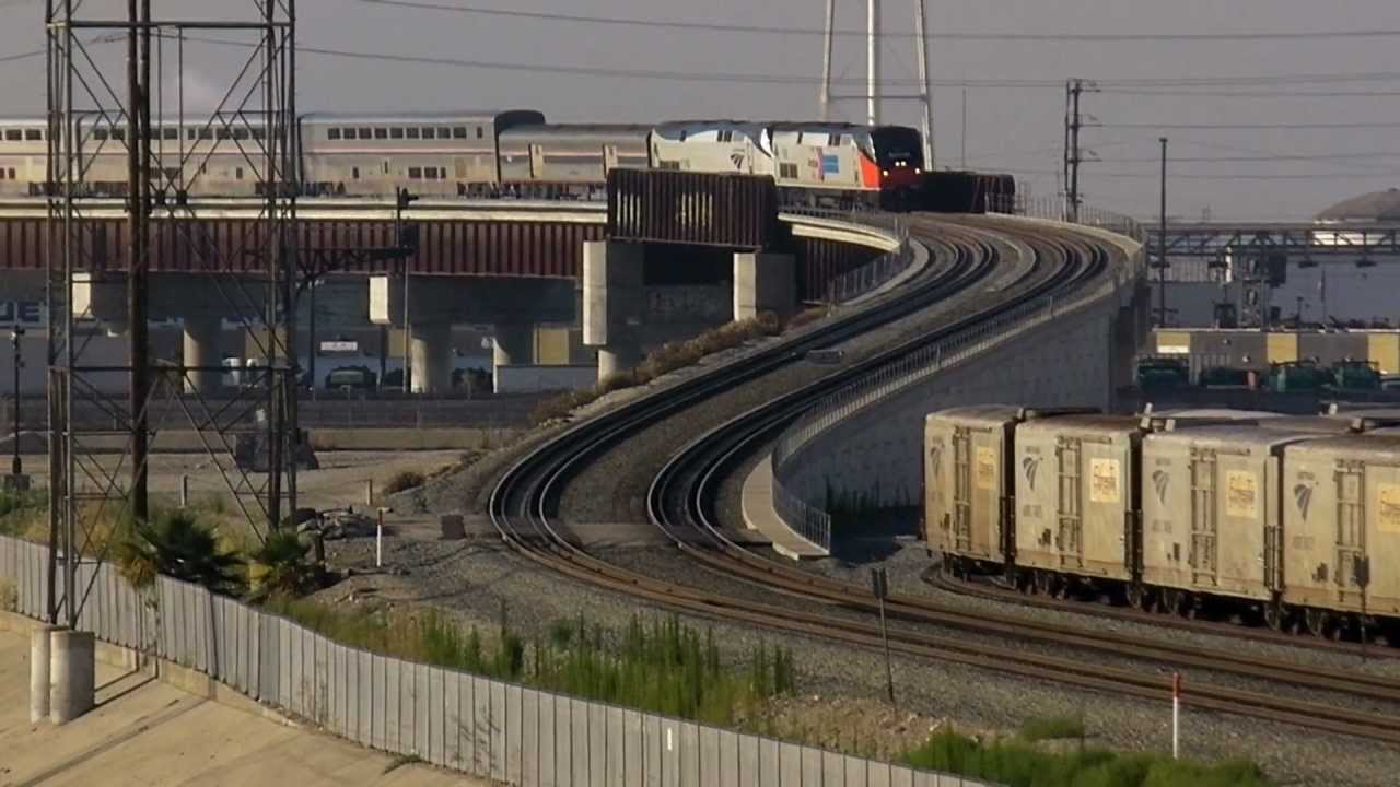 Amtrak Heritage 156 at Redondo Flyover - 2011 - YouTube