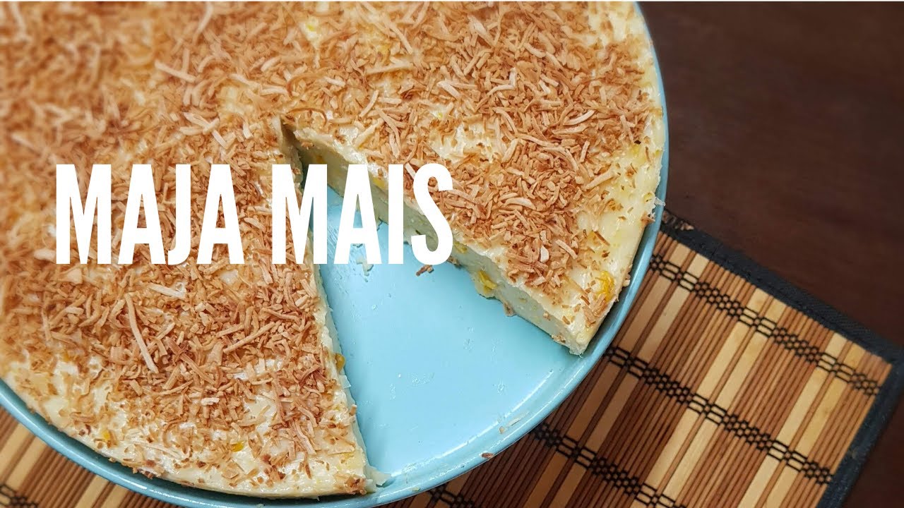 How to Make Maja Mais | Coconut Pudding with Corn Recipe - YouTube