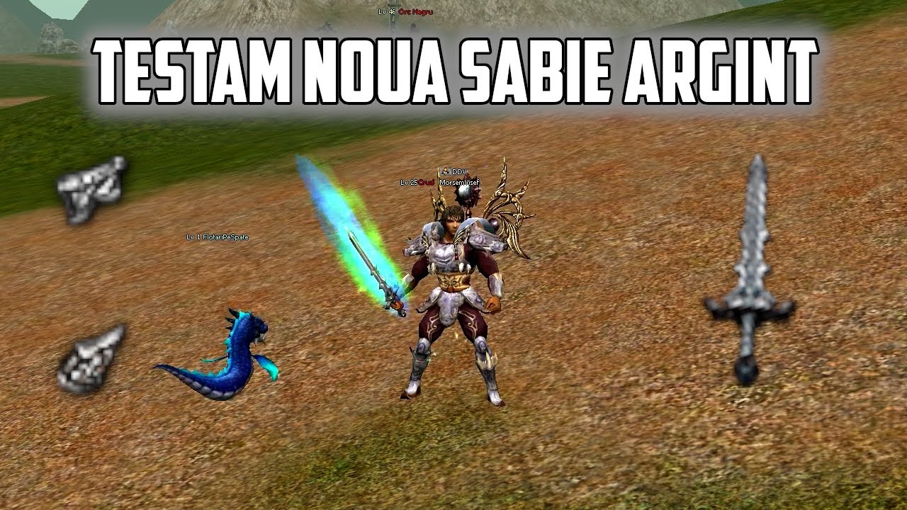 Testam Noua SABIE DE ARGINT PVM - Ce DMG Avem ? | METIN2 RO - YouTube