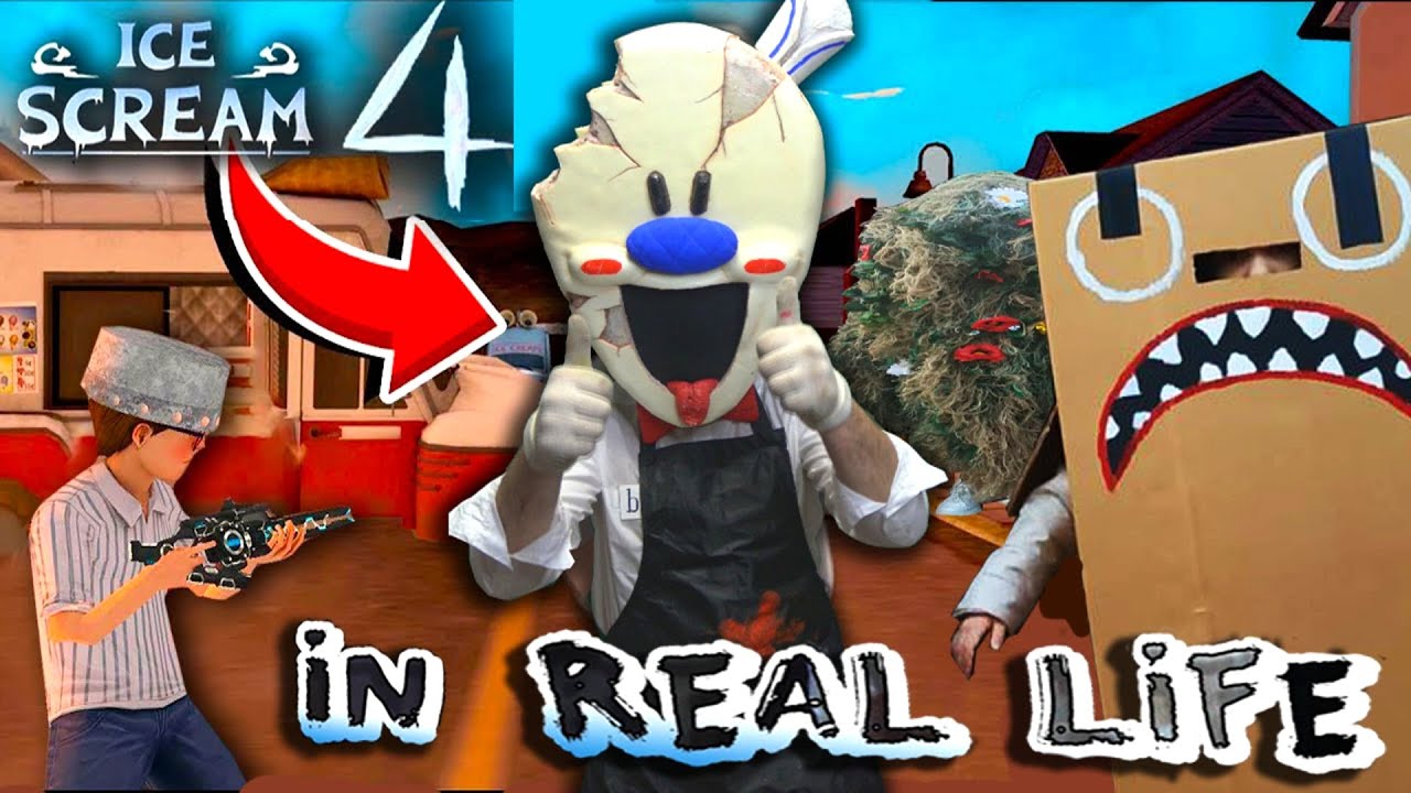 ICE SCREAM FULL GAMEPLAY in REAL LIFE 🥶🍦 Мороженщик Полное прохождение ...