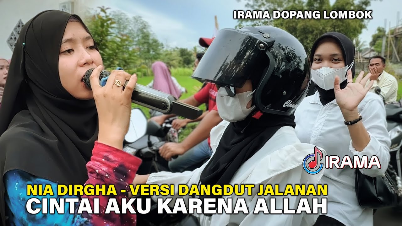 Suara Merdu Dan Lembut Nia Dirgha Cintai Aku Karna Allah Bersama Musik ...