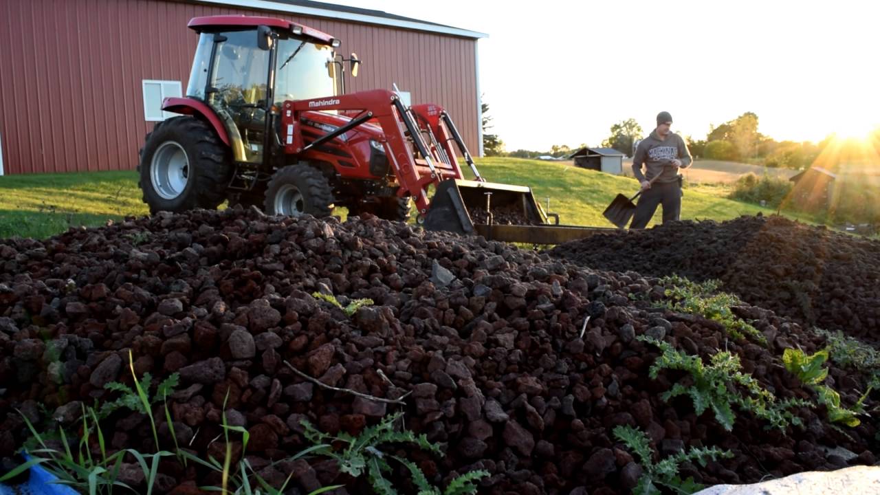 Lots More Lava Rock Cleaning for the Landscaping - YouTube