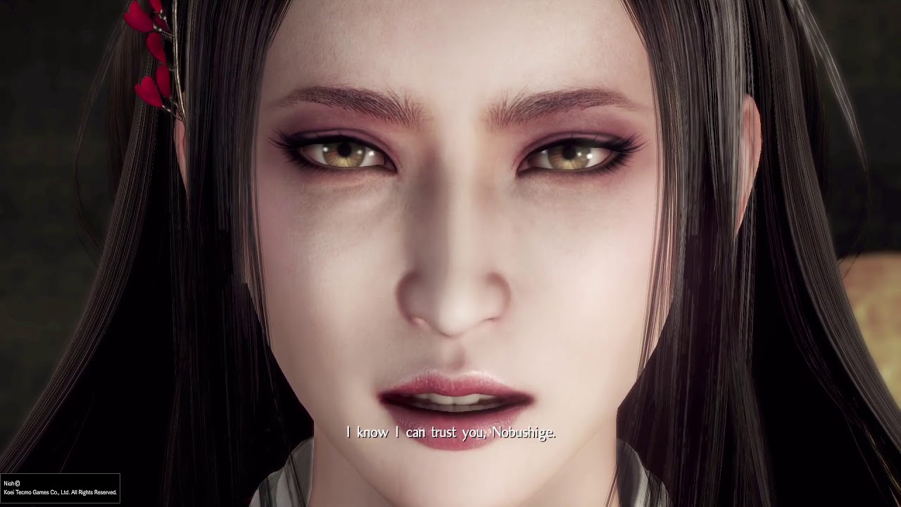 Nioh DLC - Lady Chacha is Trusting Yukimora Cutscene! HQ - YouTube