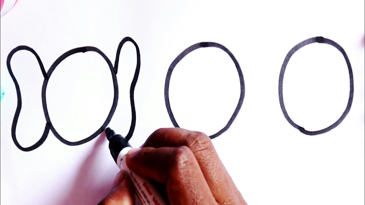 Number Zero Drawing