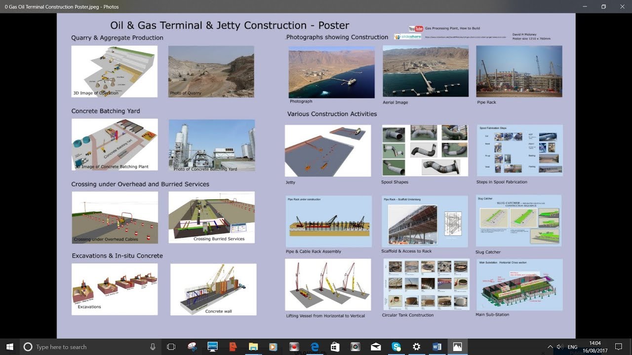 Oil & Gas Terminal & Jetty Construction in2min - YouTube