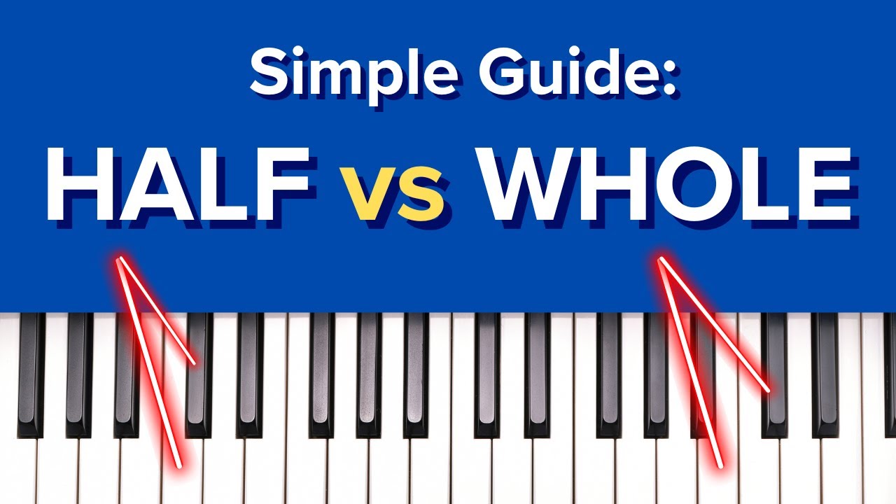 Whole Steps vs Half Steps on Piano: The Most Important Theory Lesson ...