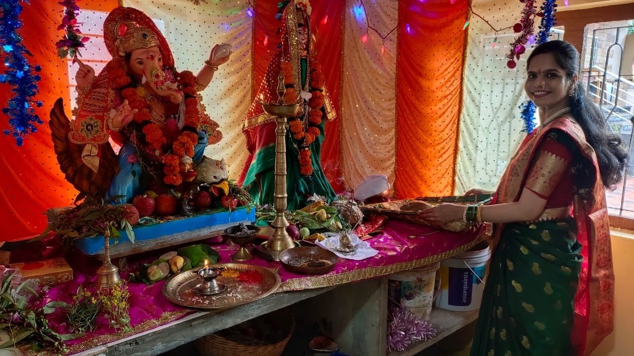 गौरी आगमन २०२२(Gauri Aagaman) | Aali Gavar Aali | Ovasa | Culture ...