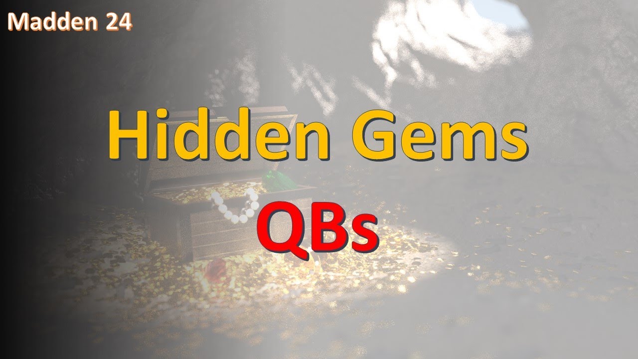 Madden 24 Hidden Gems QBs - YouTube