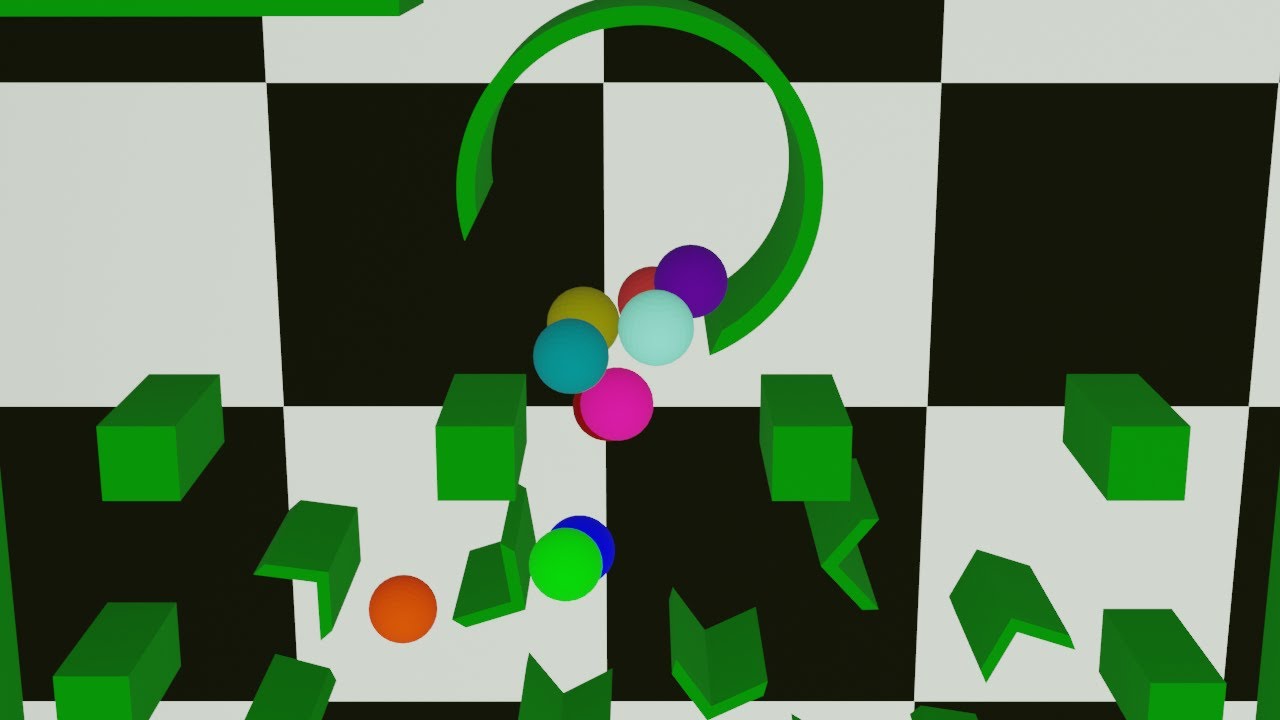 Cartoon 10 Balls / Marble Race / Going Balls / Animation - YouTube