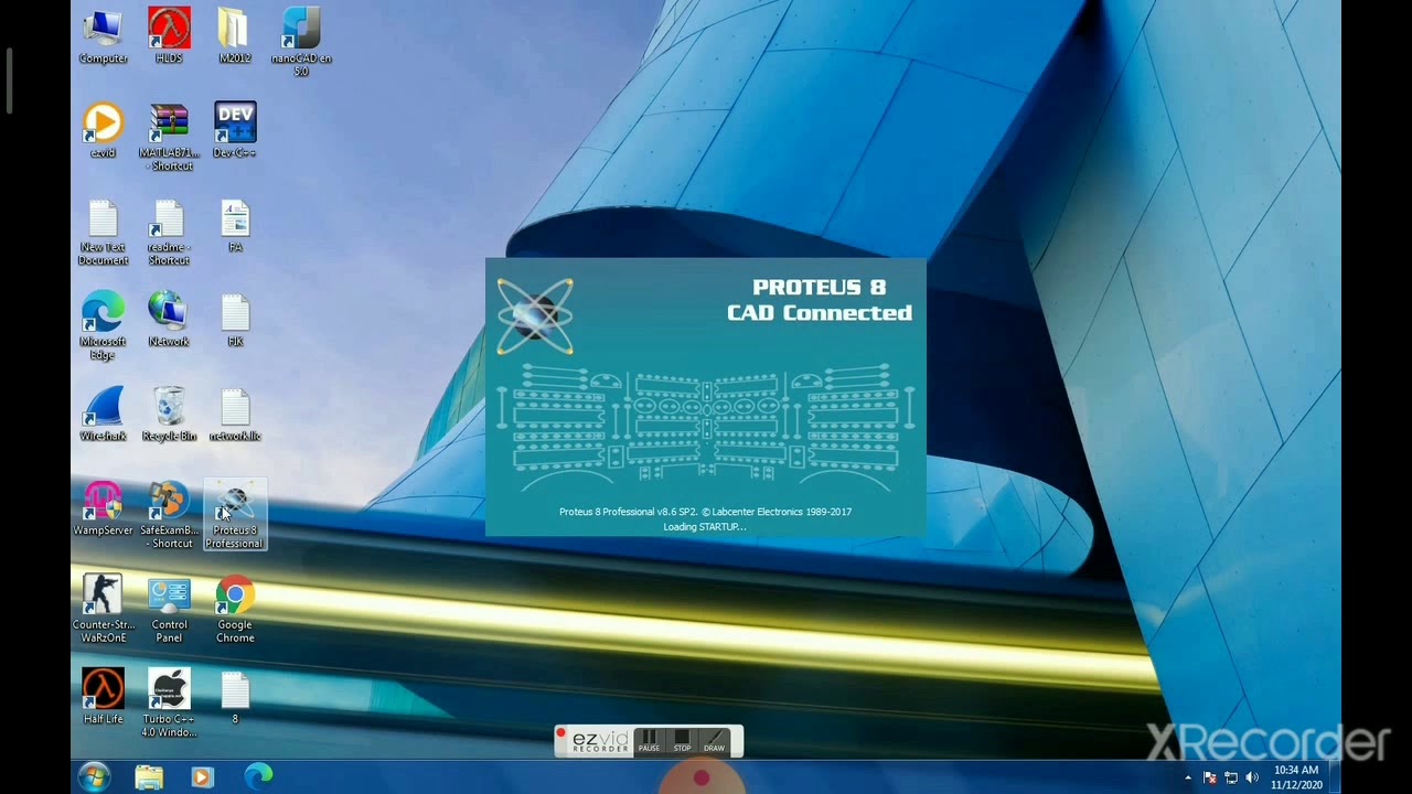 Shift register-PIPO Proteus implementation - YouTube