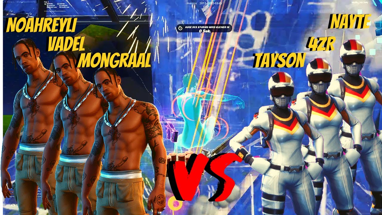 FaZe Mongraal Vs Guild Tayson In A 3v3 BFC Tournament (Noahreyli,Vadel ...
