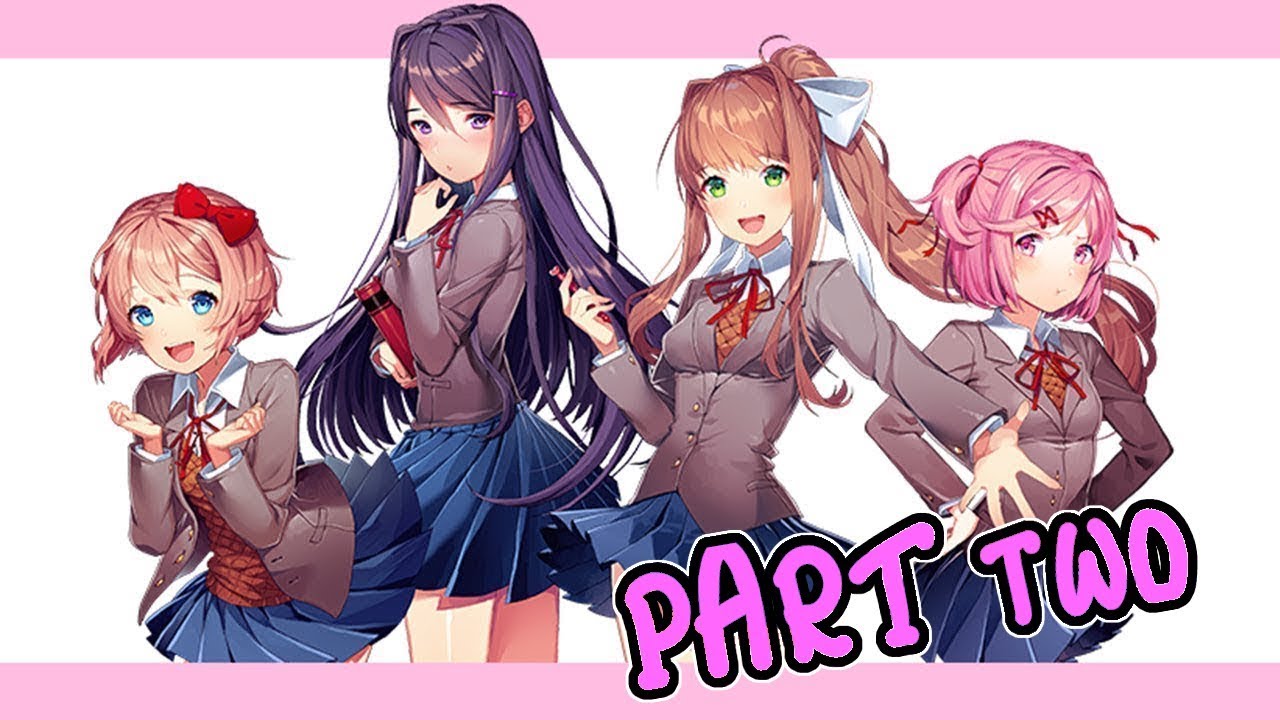 GIRLS FIGHT OVER ME? - Doki Doki Literature Club PART 2 - YouTube