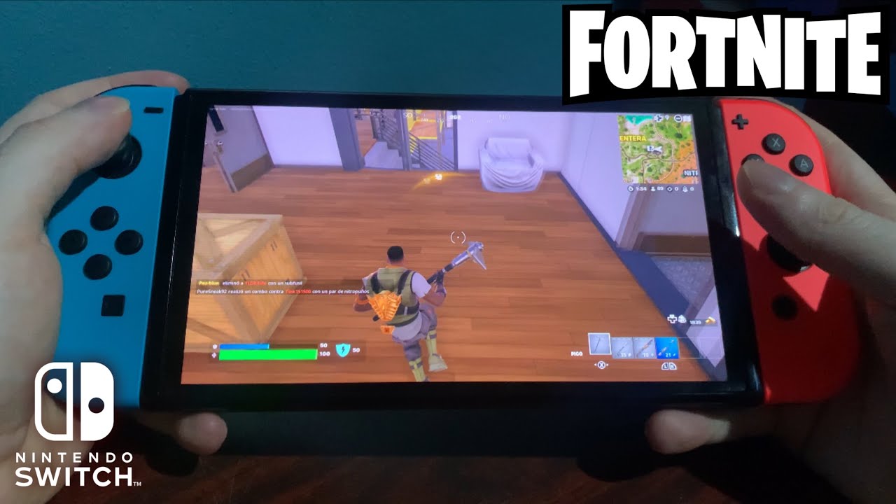 FORNITE EN MI NINTENDO SWITCH OLED #2 - YouTube