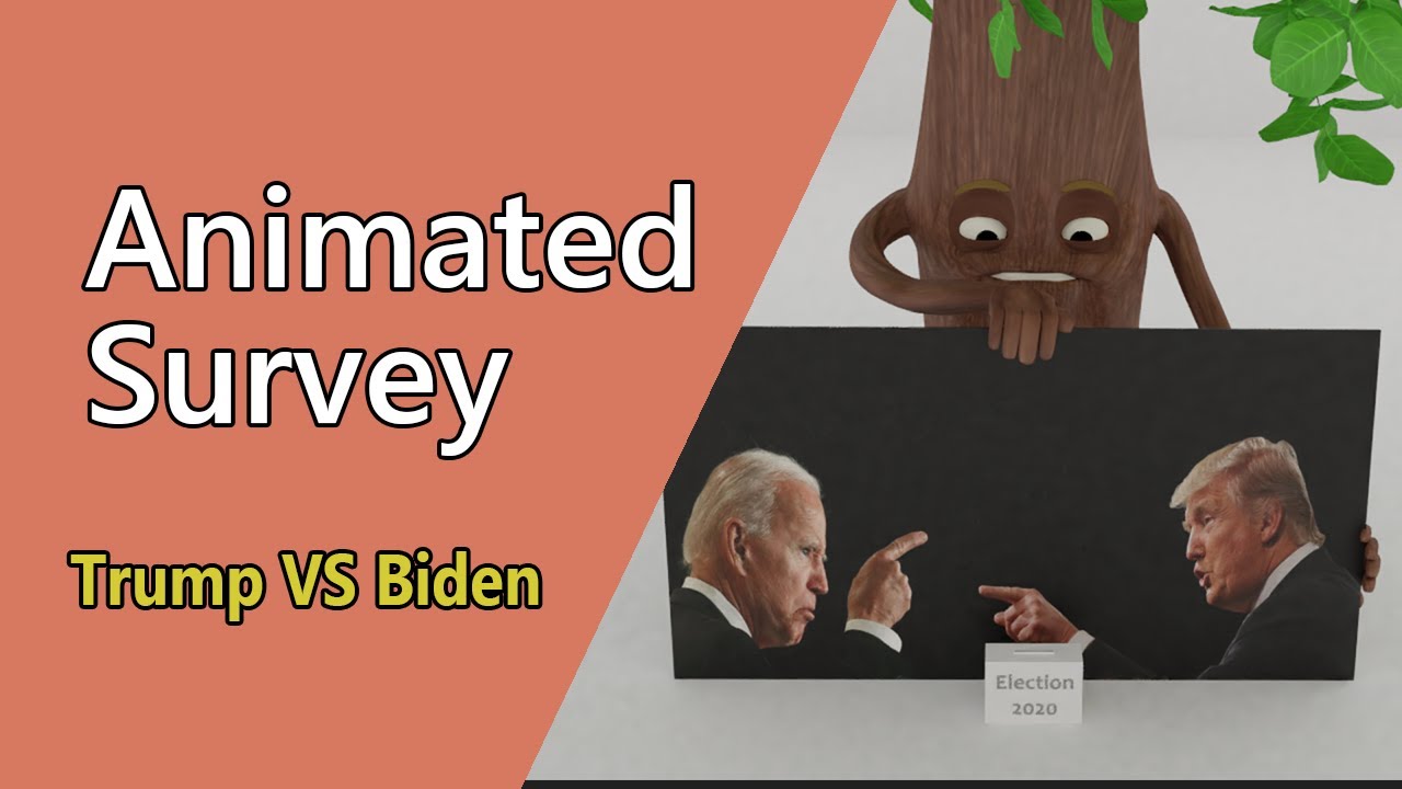 Animated Survey on US Election 2020 | Trump VS Biden | Being Animator ...