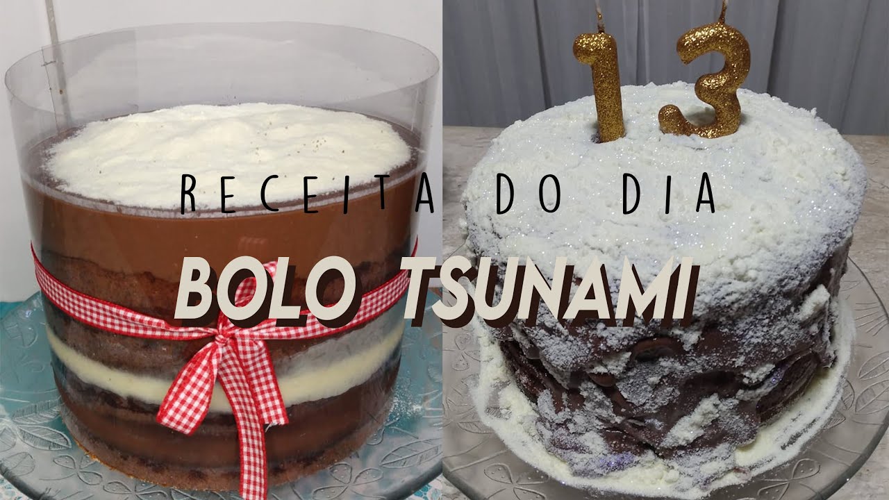 Fazendo BOLO TSUNAMI pela primeira vez ! - YouTube