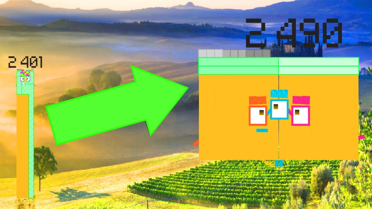 Numberblocks Band Retro 2401 to 2490(@For Mecurn) - YouTube