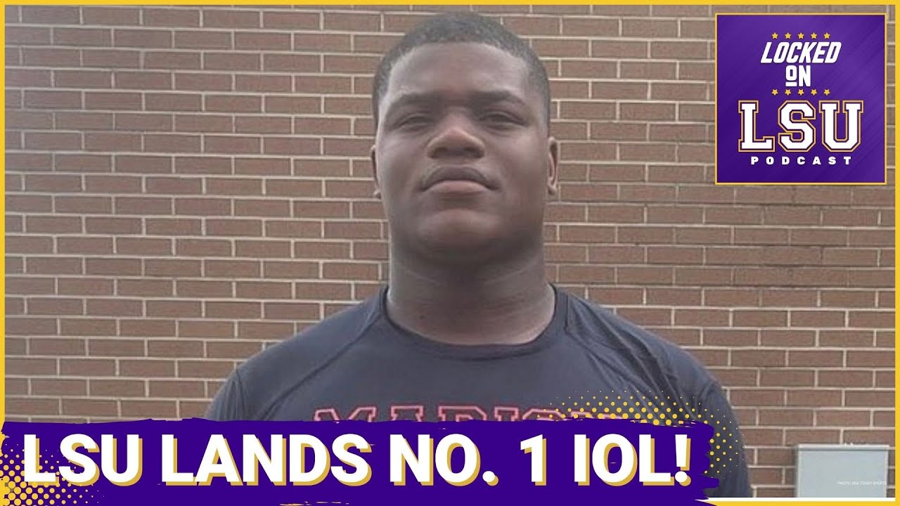BOOM! LSU Lands No. 1 IOL Carius Curne | LSU Tigers Football News - YouTube