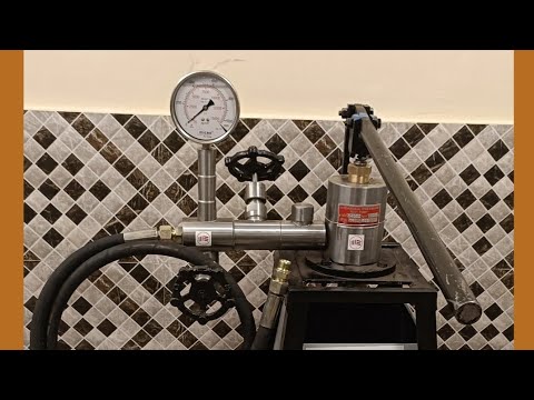 hydraulic pressure test pump PRV Testing #viral #trending #video - YouTube