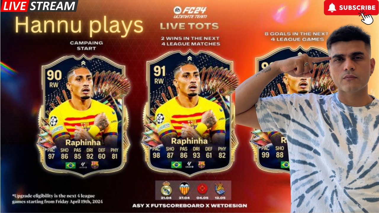 LIVE 🔴 FC24 Ultimate Team || Qualifiers + TOTS tomorrow + PS ...