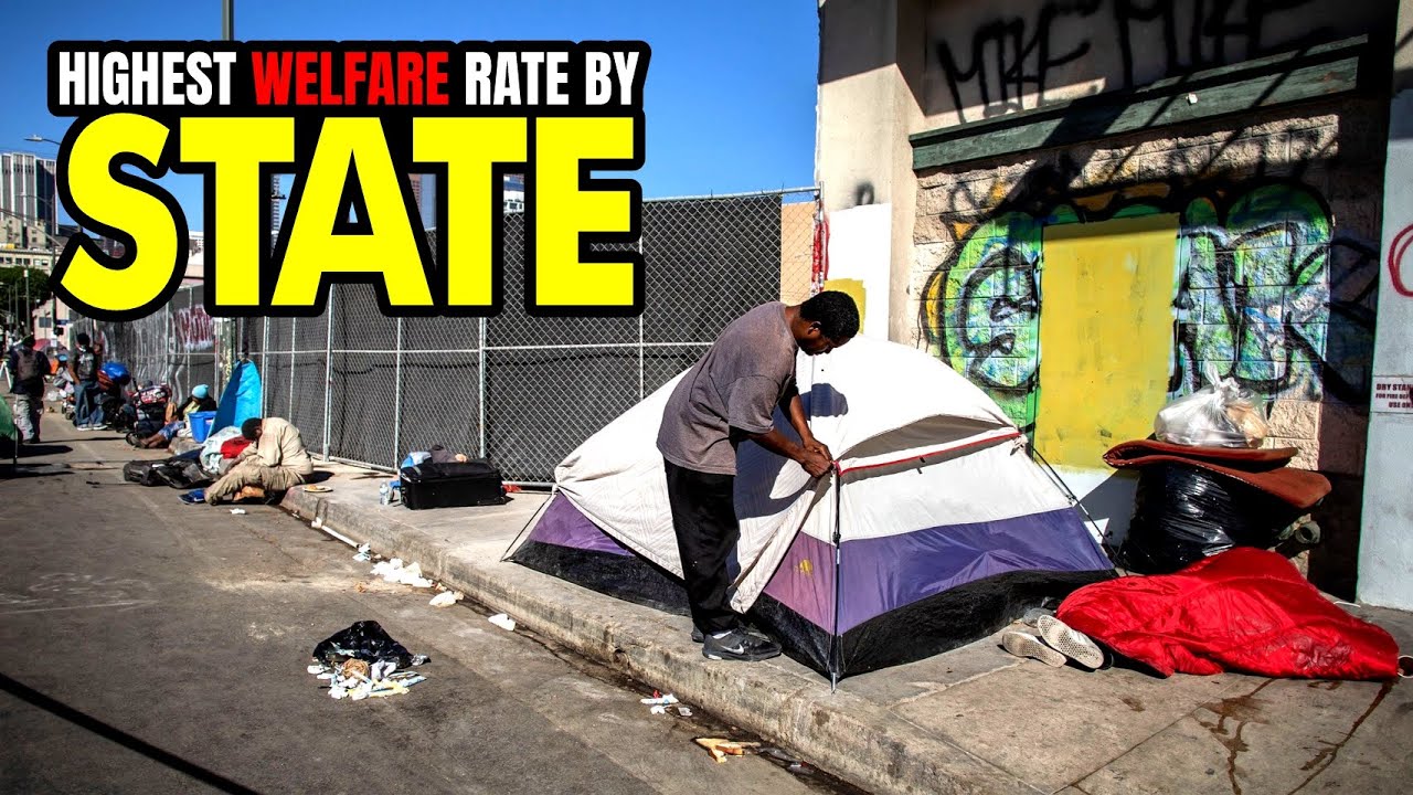 5 States With a Highest Rate of People on Welfare - YouTube