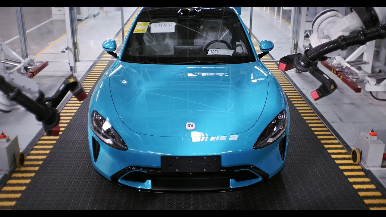 Detailed showcase of Xiaomi car factory: How is SU7 produced? - YouTube
