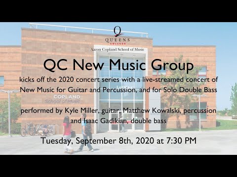 QC New Music Group - New Music for Guitar and Percussion, and for Solo ...