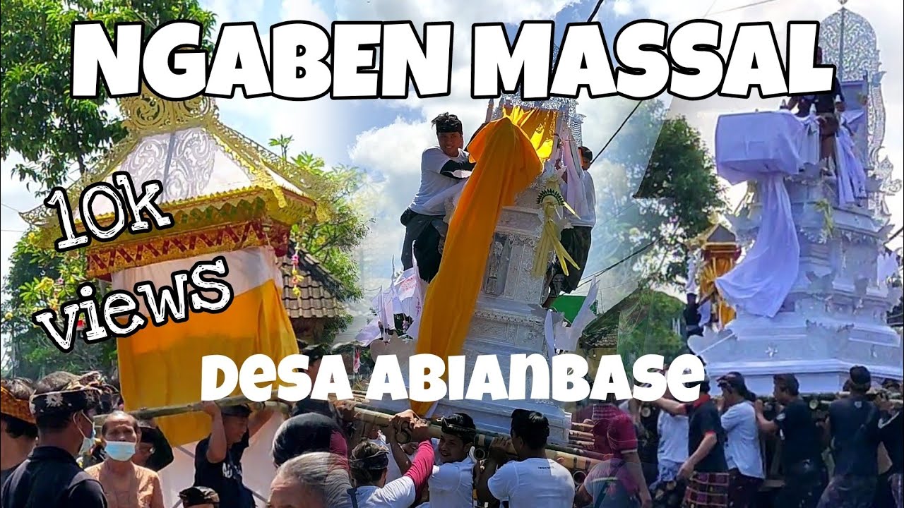Upacara Ngaben massal di Gianyar - YouTube