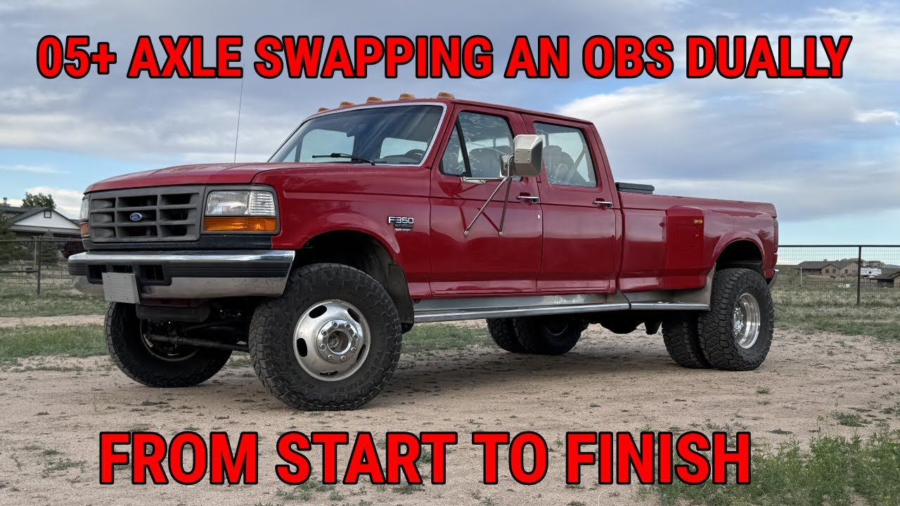 127K Mile OBS Dually Gets 05+ Axle Swapped And Tremor Suspension ...