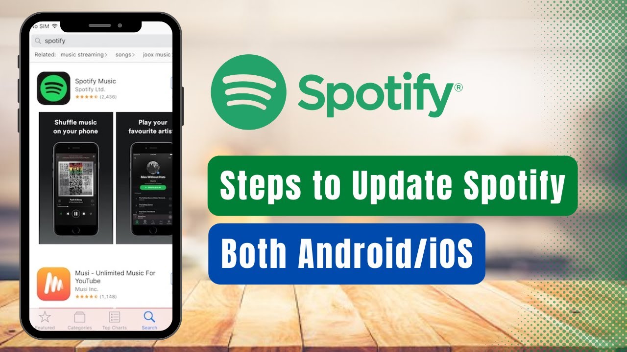 How to Update Spotify (iPhone/Android) - YouTube